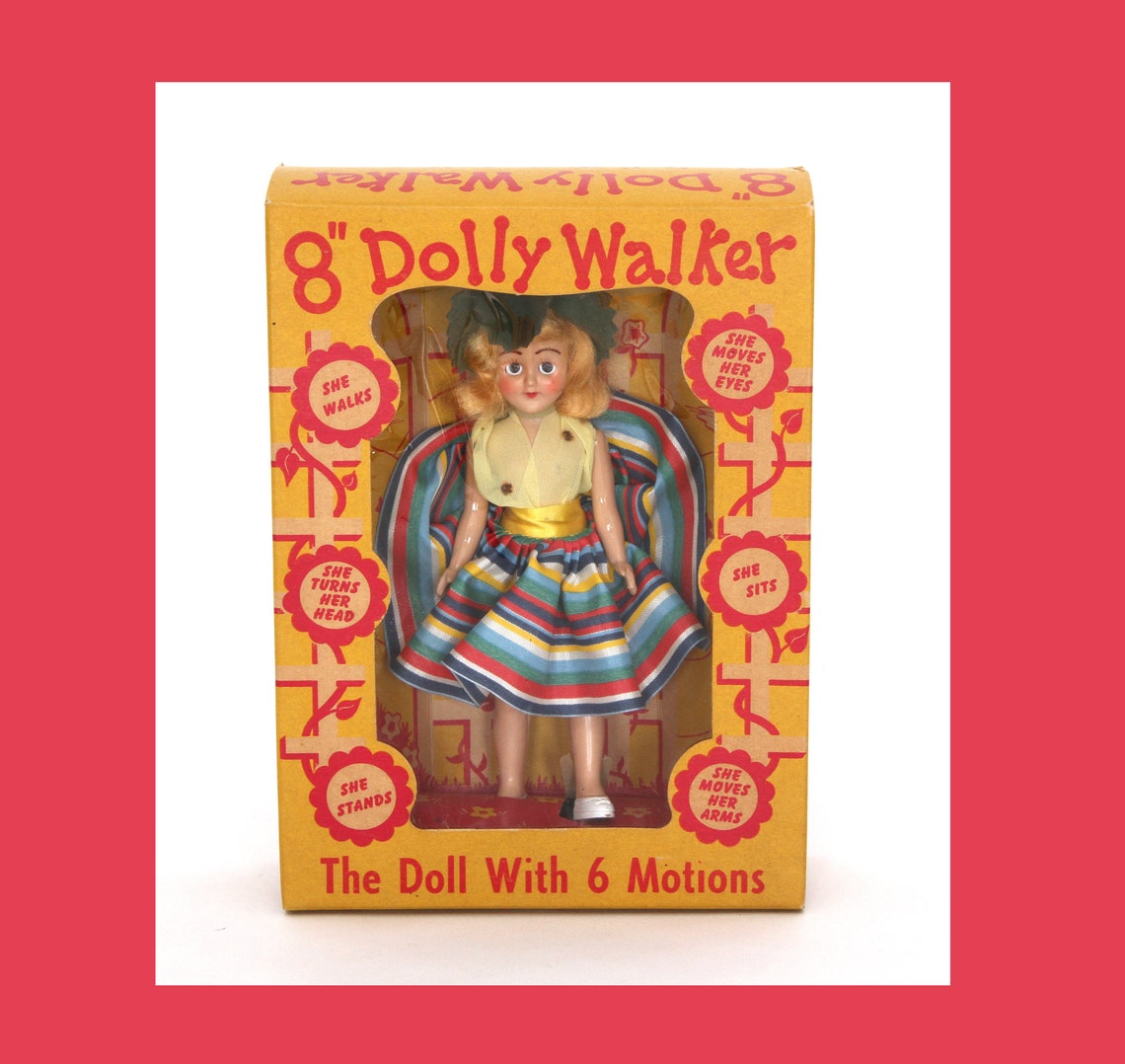 1950's Dolly Walker 8 Doll in Original Box by the | Etsy