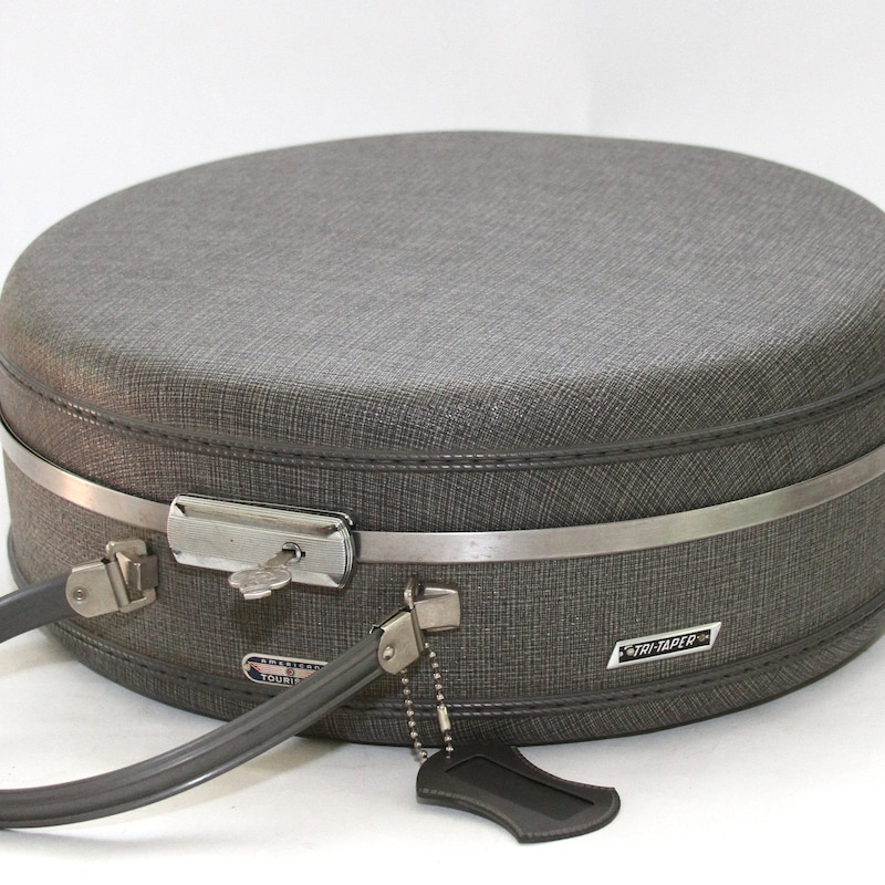 Round Suitcase - Etsy