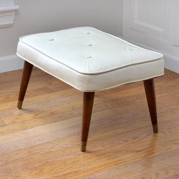 Mid Century Modern Footstool - Etsy