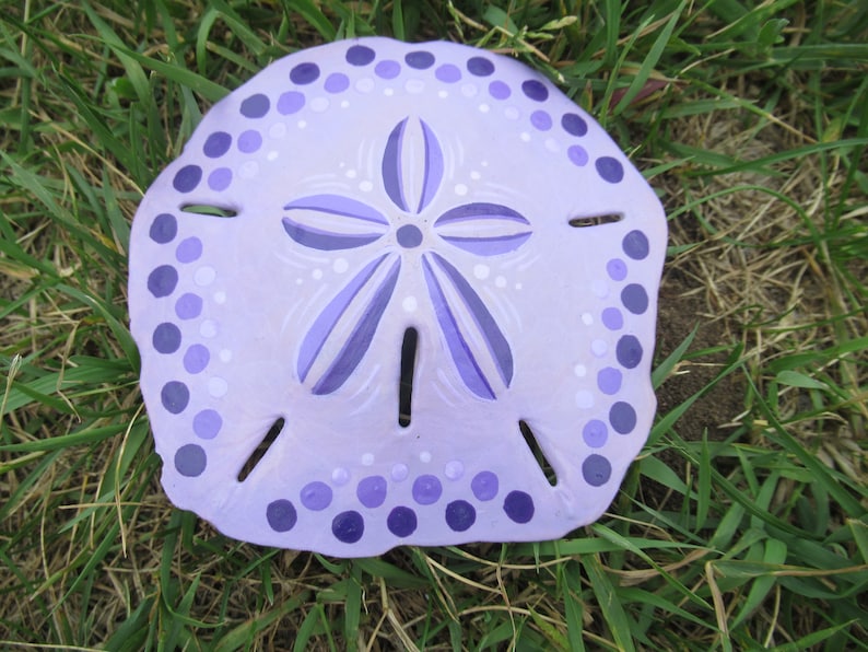 Hand Painted Monochromatic Sand Dollar - Etsy