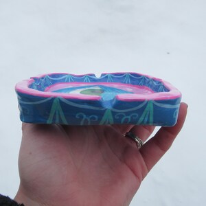 Handmade Trippy Eye Ashtray - Etsy