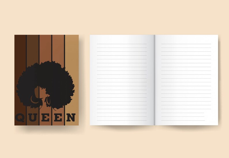 Queen Notes: Perfect for Any Black Queen or Mother // Personal | Etsy