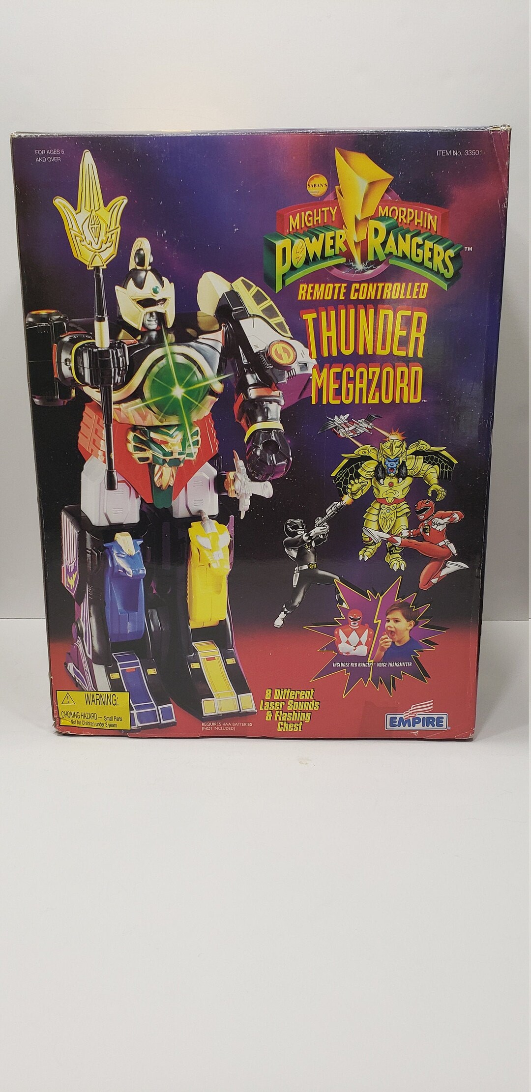 1994 Thunder Megazord W/ Remote Control / Mighty Morphin Power Rangers ...