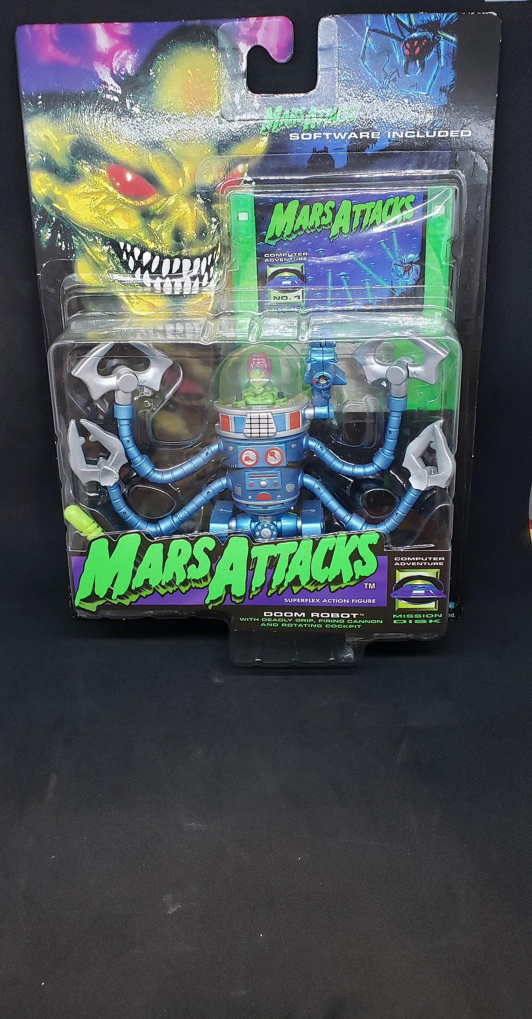 1996 Doom Robot From mars Attacks With Mission - Etsy