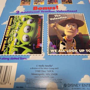 1996 TOY STORY Valentine Sticker Card Kit MINT Never Out of the Box - Etsy