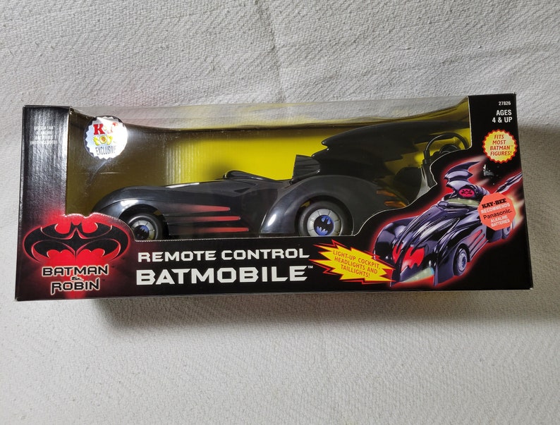 1997 Batman & Robin BATMOBILE Remote Control MINT - Etsy