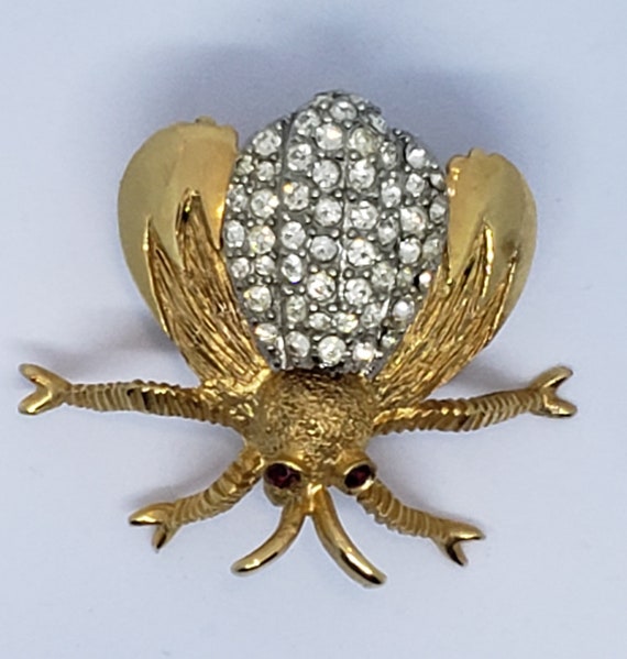 Signed "HAR" Vintage Fly / Bug Pin 50s/60s - Gem