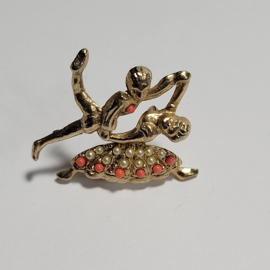 50s Dancer's Ballroom Figural Pin - Etsy