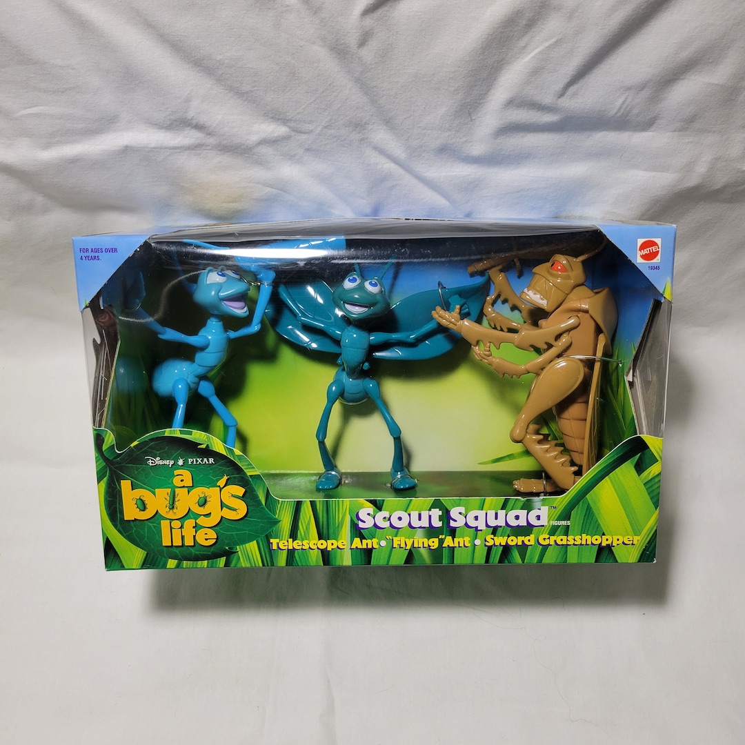 MINT 1998 Disney's "a Bug's Life" Scout Squad Action Figure Playset - Etsy