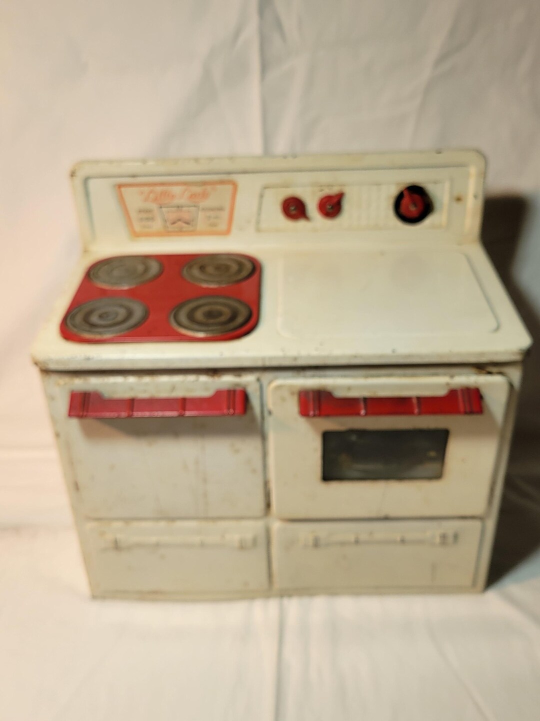 1950s Little Lady Toy Electric Stove Oven | Vintage Tin Play Kitchen ...