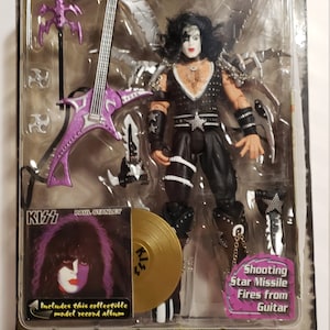KISS 4pc Gold Record 1997 Action Figure Collection Mint Never Opened - Etsy