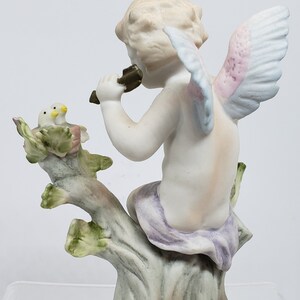 Lefton Cherub Angel Bisque Porcelain Figurine - Etsy