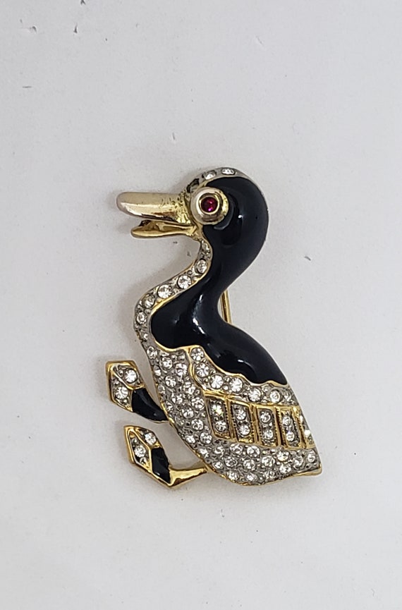 vintage duck pin - Gem