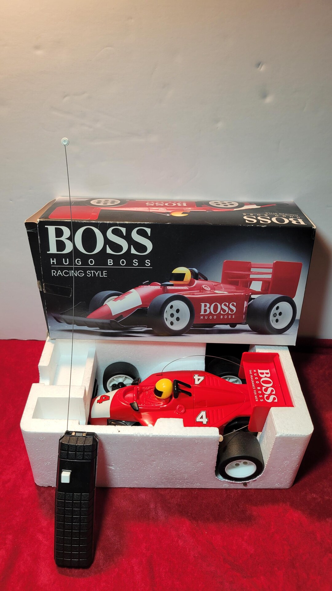 1993 Hugo Boss Remote Control Indy Race Car / Vintage RC Formula Toy ...