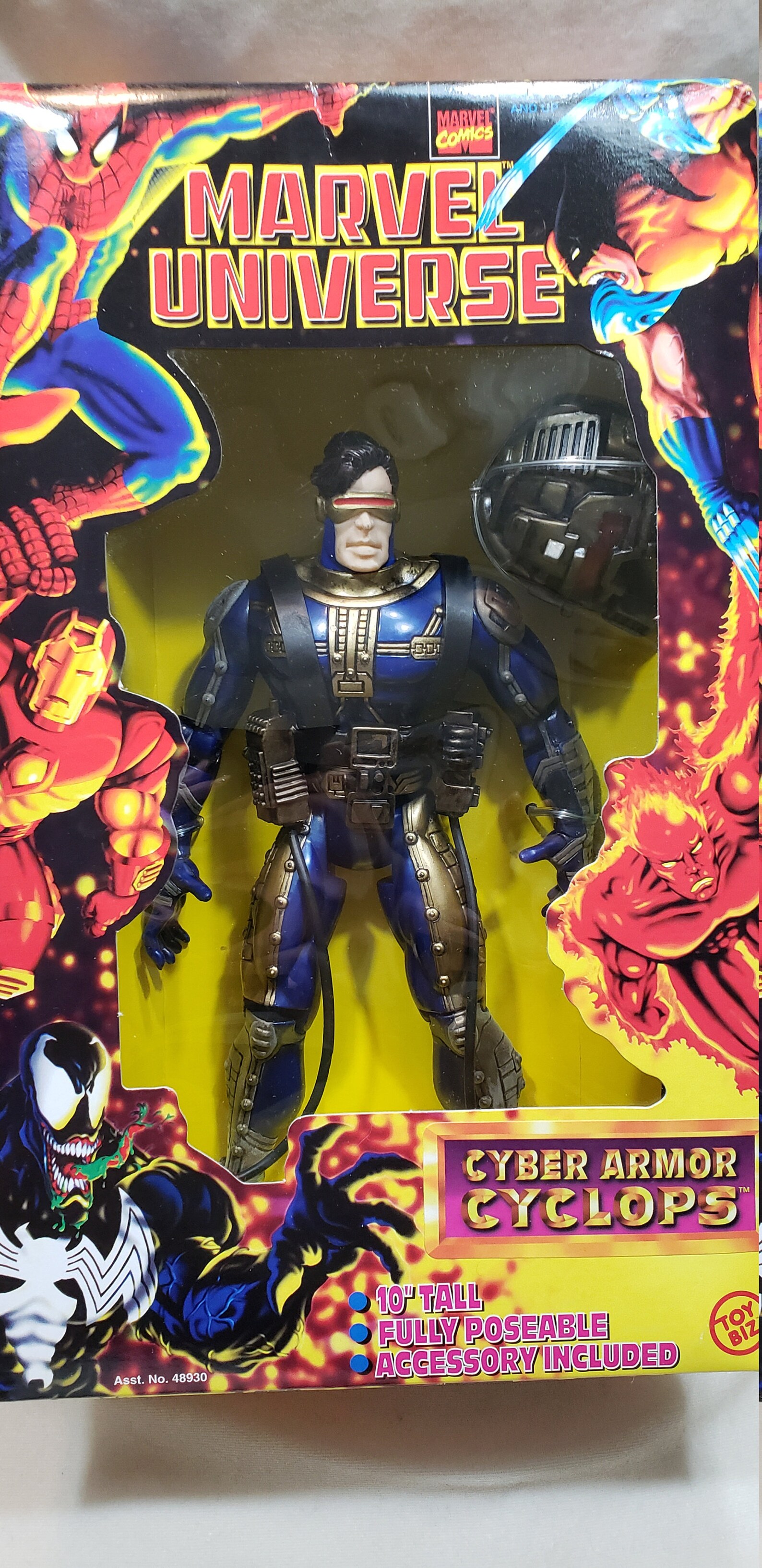 1998 MINT Cyber Armor Cyclops Marvel Universe NRFB | Etsy