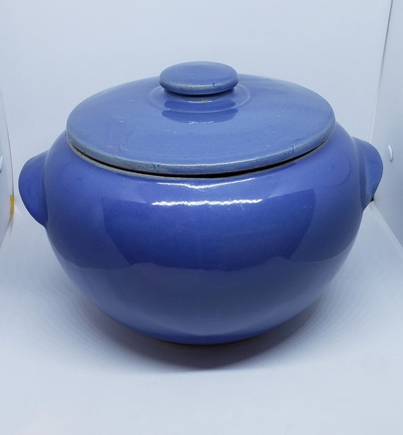 Vintage Bean Pot/Pottery Cookware Marked U.S.A. Circa | Etsy