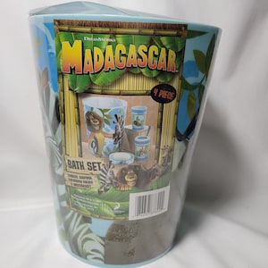 RARE Dream Works Madagascar 4 Piece Bath Set Factory Sealed - Etsy