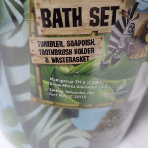 RARE Dream Works Madagascar 4 Piece Bath Set Factory Sealed - Etsy