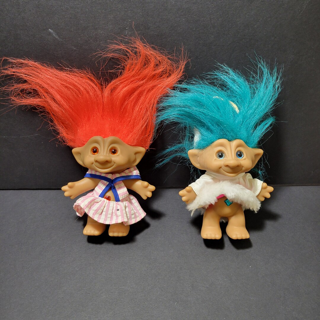 Ace Novelty Co. 1980s Pair of Troll Dolls - Etsy
