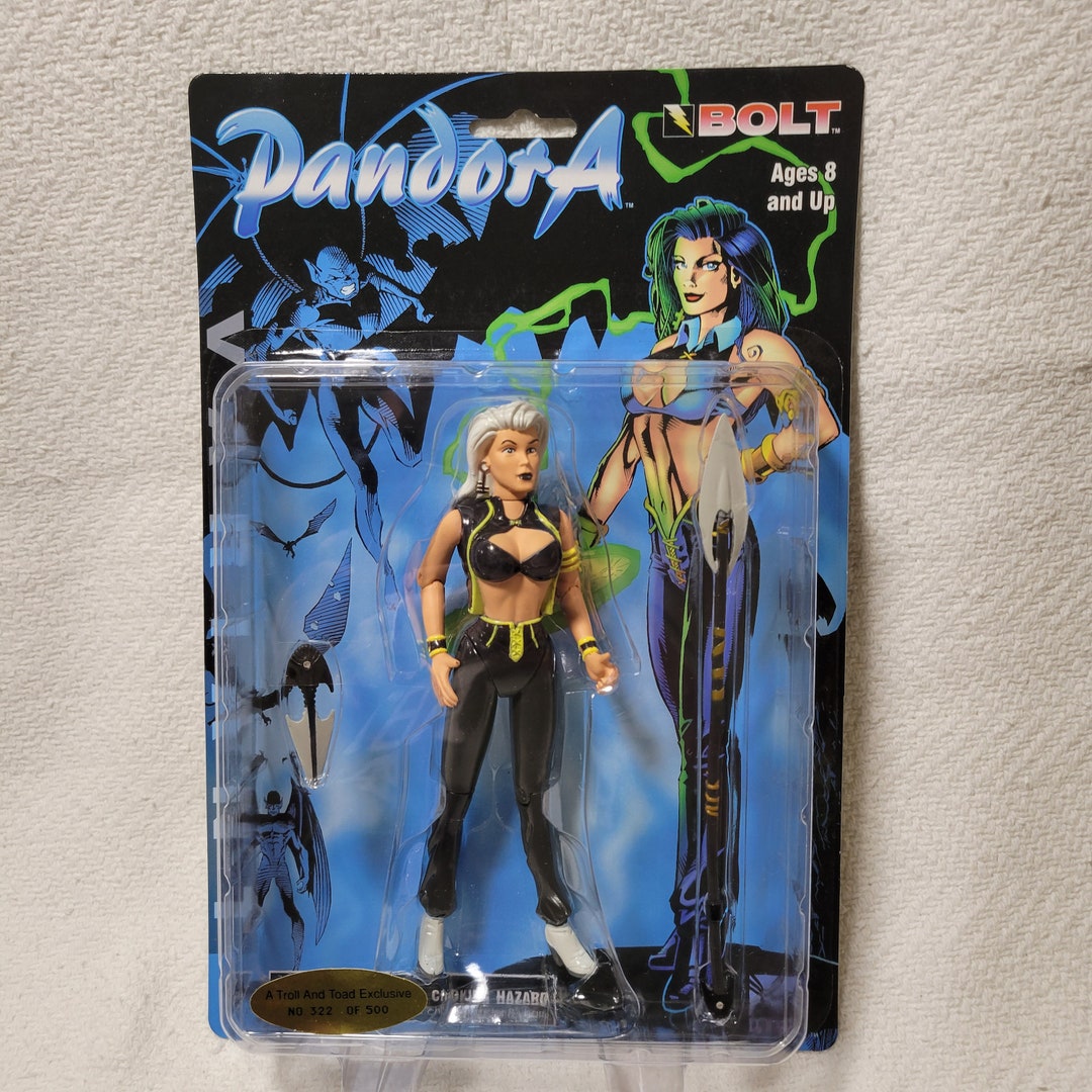 MINT! 1997 PANDORA Action Figure Variant by BOLT Exclusive Ltd. Ed ...