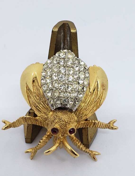 Signed "HAR" Vintage Fly / Bug Pin 50s/60s Unique Fin… - Gem
