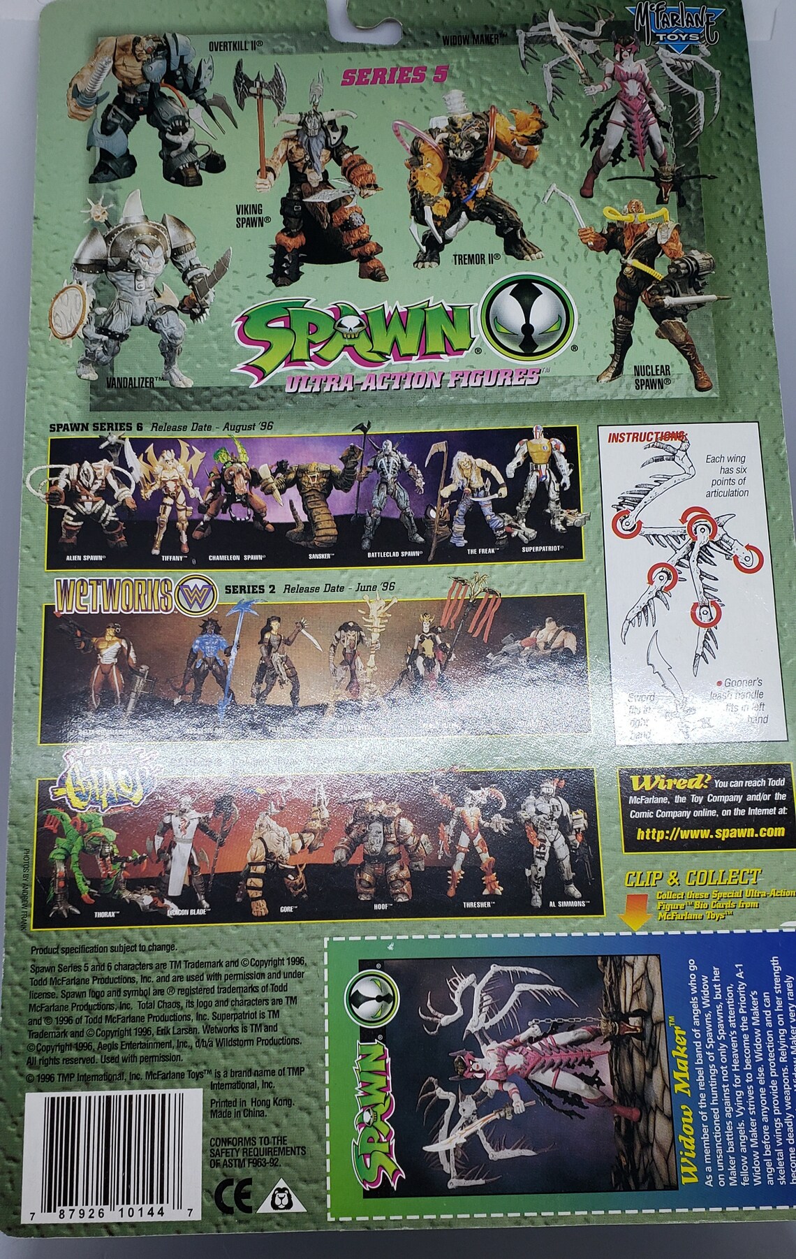 1996 MINT Spawn Series 5 Widow Maker - Etsy