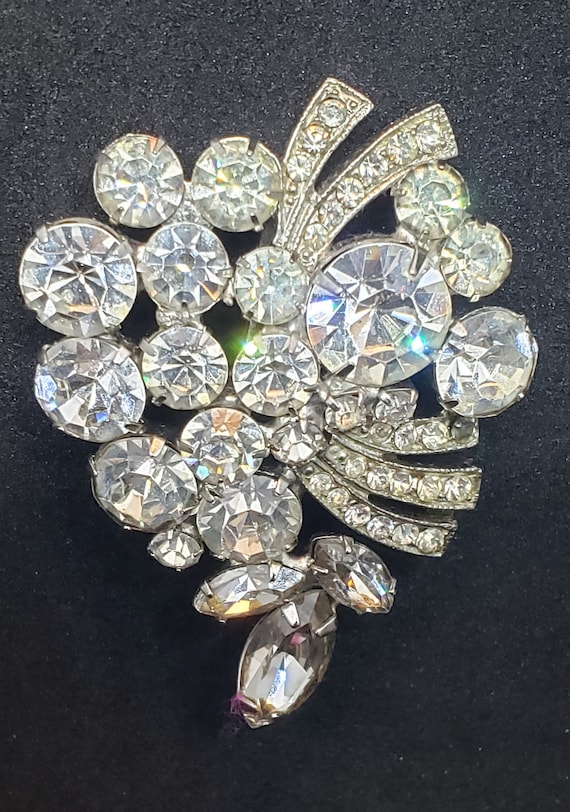1950s weiss signed brooch - Gem