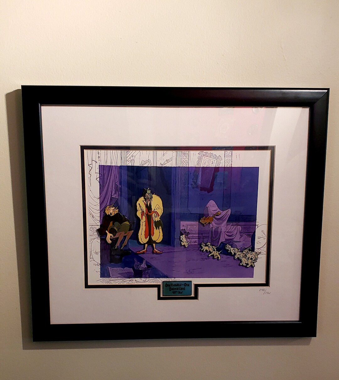 Ltd. Ed. 40th Anniversary 101 Dalmatians Framed Pin Set Circa 2001 ...