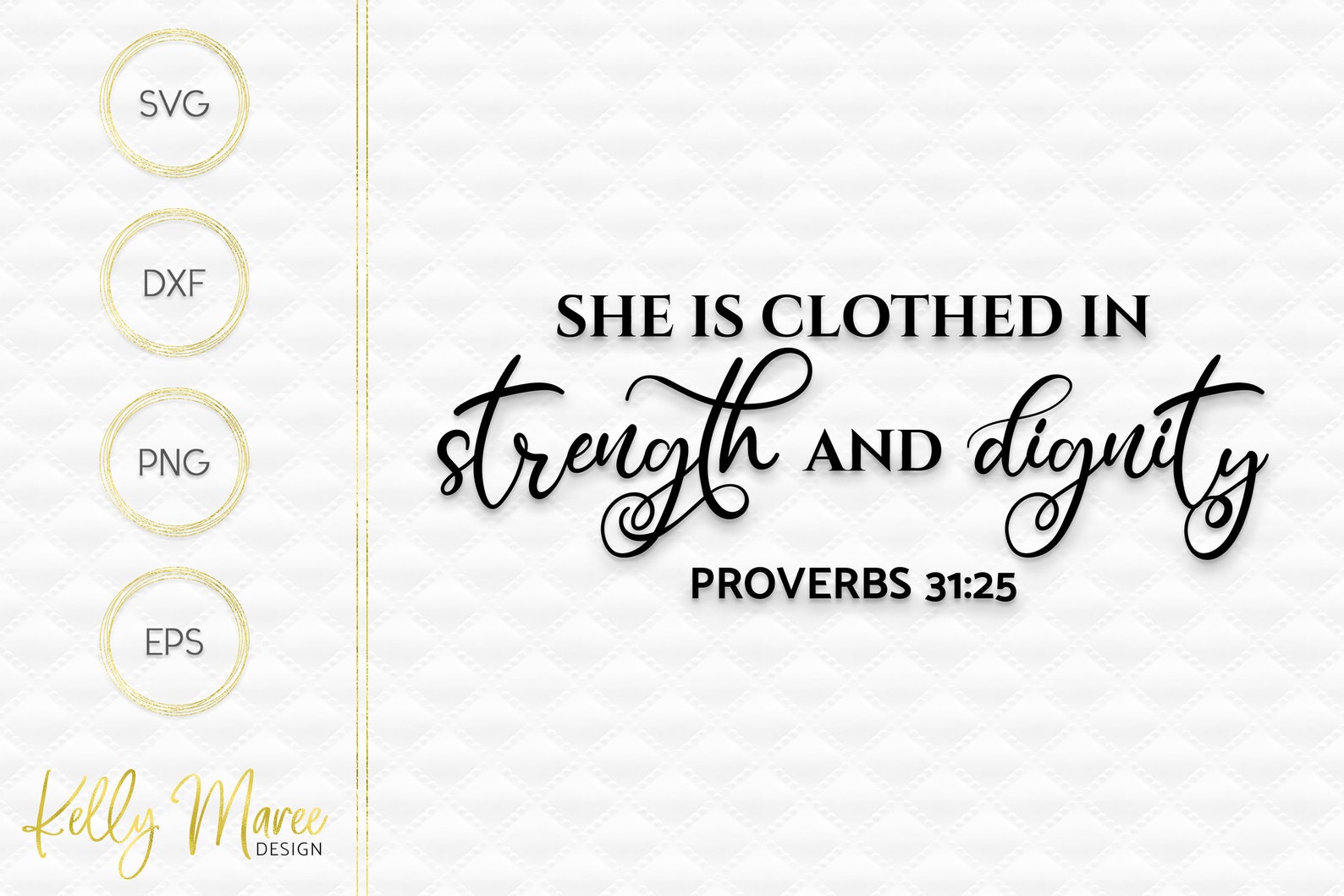 Proverbs 31 25 Svg File Cut File Silhouette Cricut Etsy