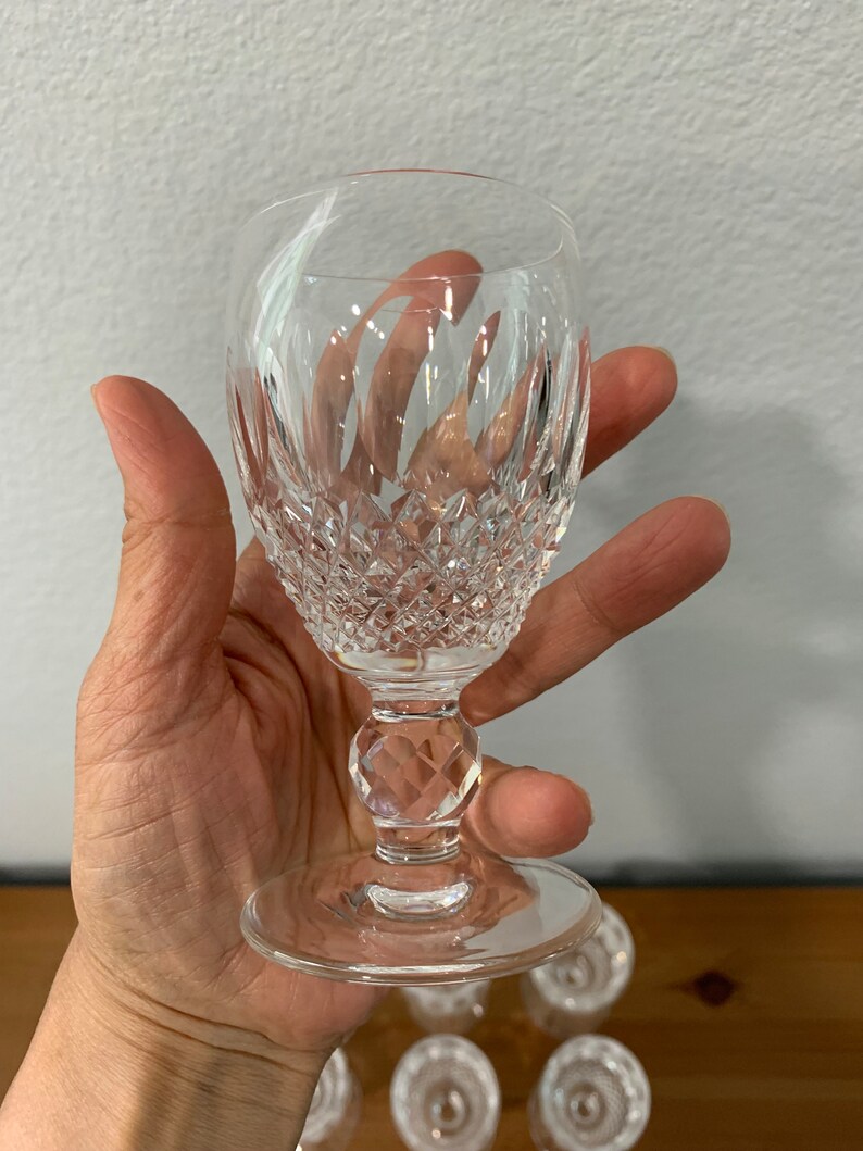Vintage Waterford Colleen Crystal Short Stem Goblet Set of Seven - Etsy