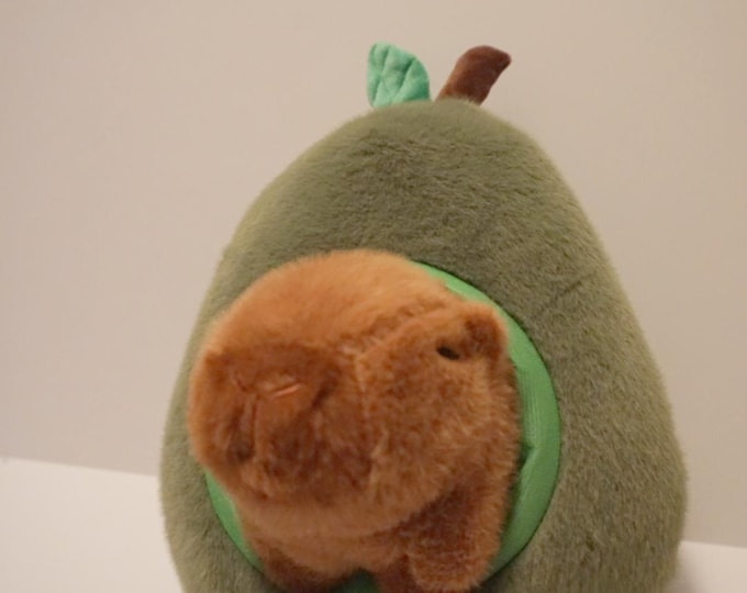 Capybara Stuffed Avocado Rare Cute Collectible Plush Plushie Toy ...