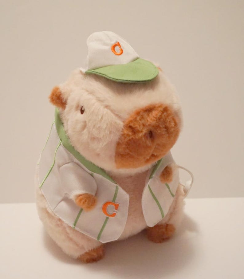 Capybara Baseball Coach Interesting Rare Cute Collectible Plush Plushie ...