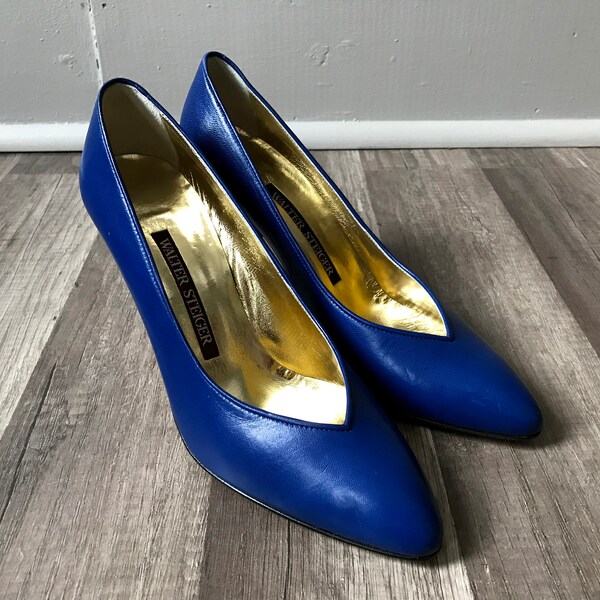 Cobalt Blue Shoes - Etsy