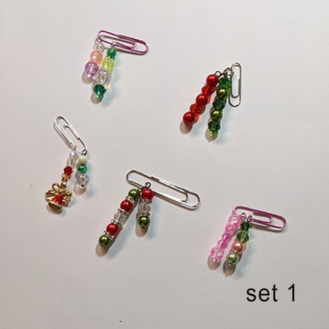 Junk Journal Jewelry Decorated Paper Clip Journal Dangles Bookmark - Etsy