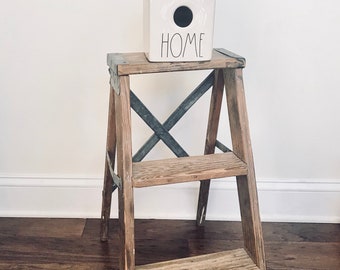 Vintage step stool | Etsy