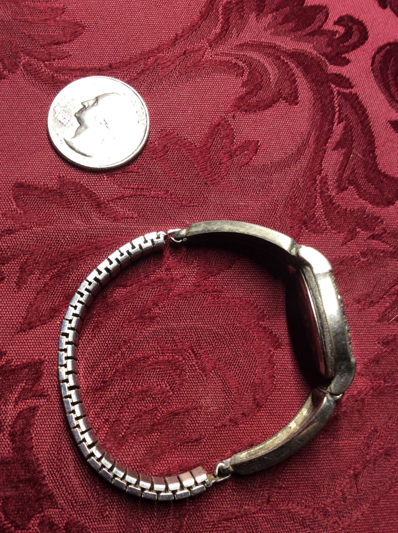 Vintage, Times Square, Quartz, Silver, Analog, Wrist Watch, Metal ...