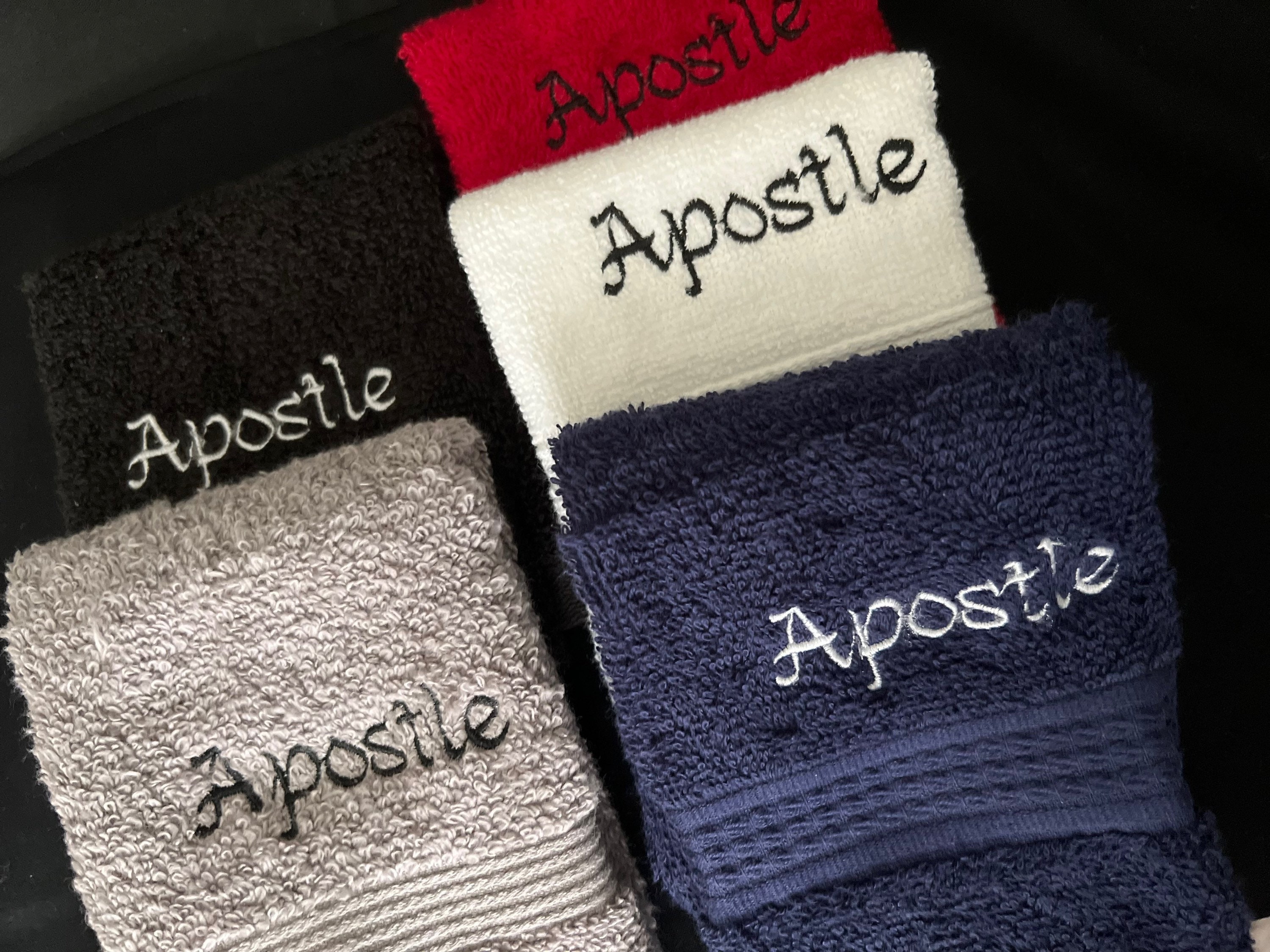 Embroidered Face Towels, Customized Face Towels, Minister Towels ...