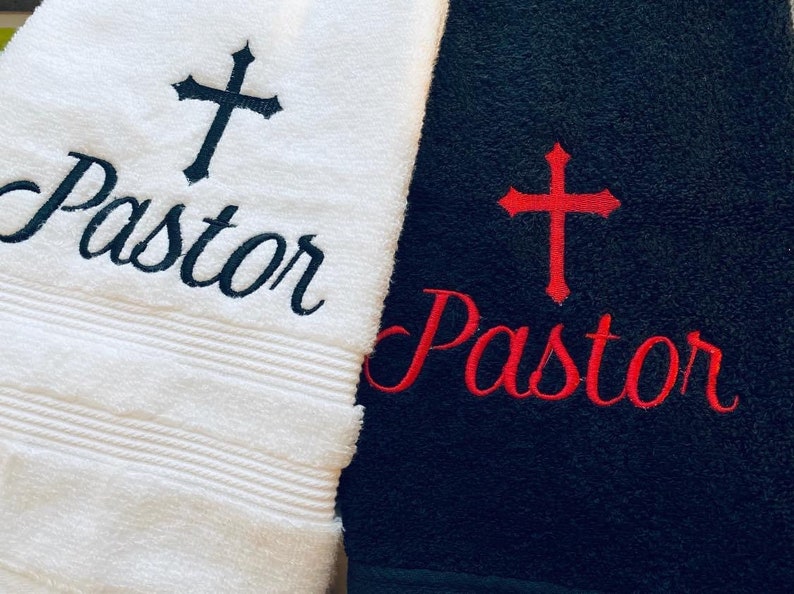 Embroidered Hand Towels Minister Towels Clergy Church - Etsy