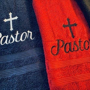 Embroidered Hand Towels, Minister Towels, Clergy, Church, Bible Verses ...