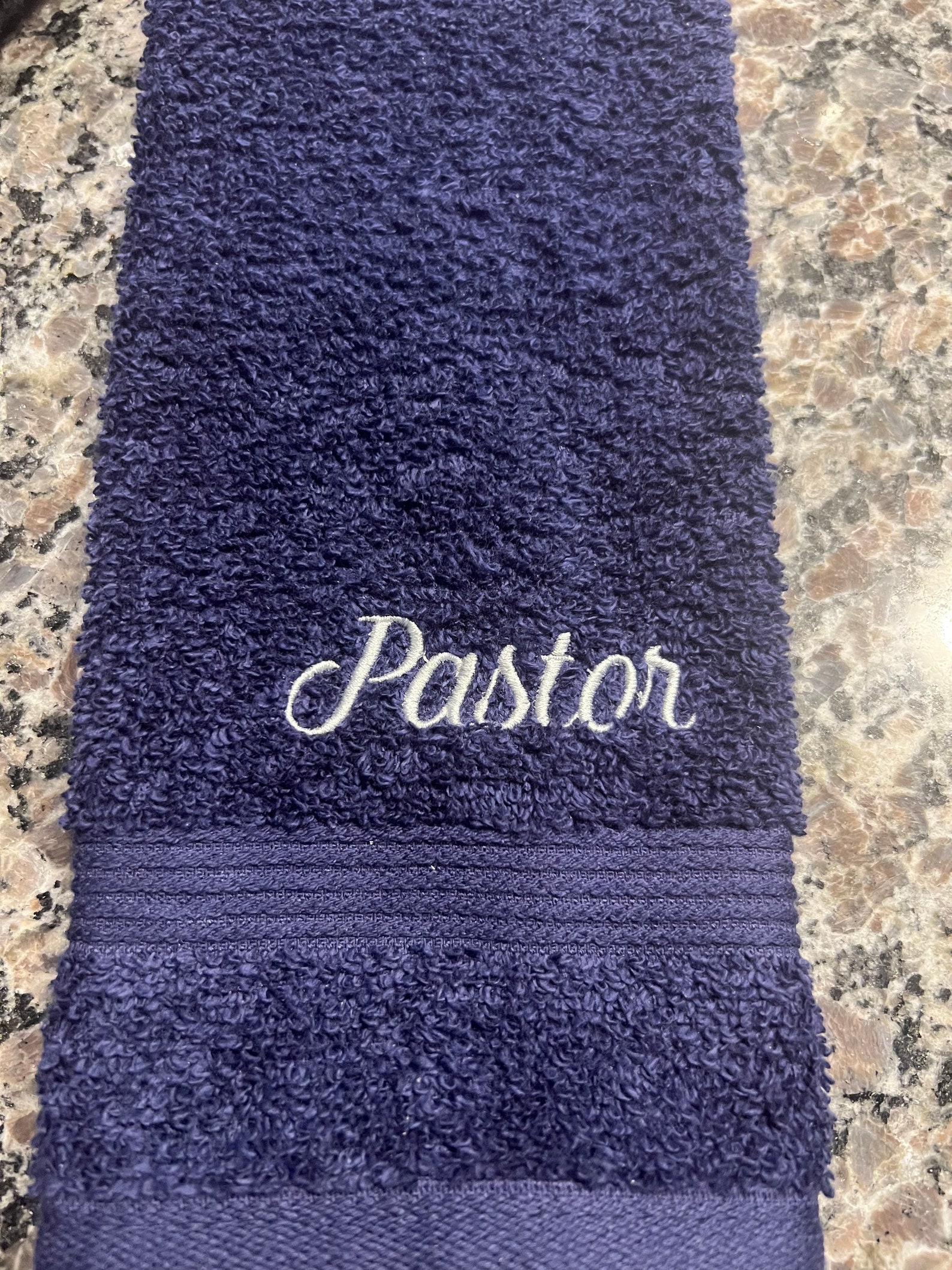 Embroidered Hand and Face Towel Set, Customized Towels, Ministry ...