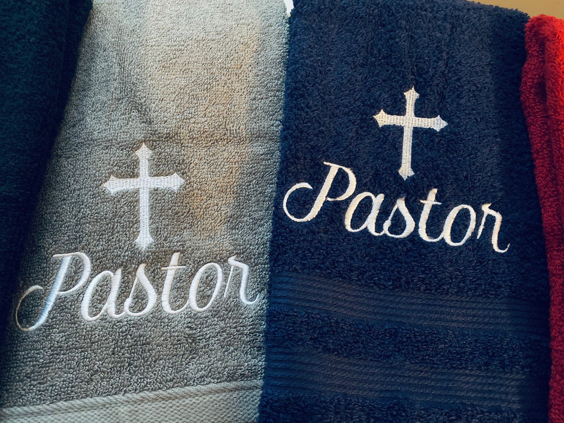 Embroidered Hand Towels Minister Towels Clergy Church - Etsy