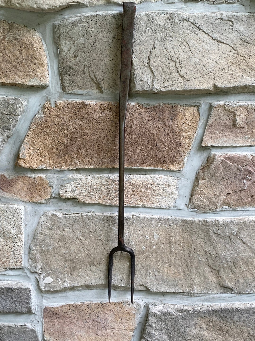 Primitive Iron Rat Tail 2 Prong Meat Fork - Etsy