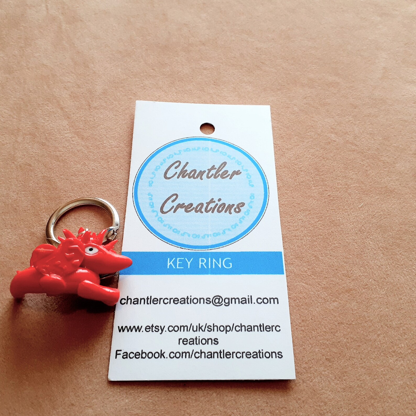 Dragon Key Ring Welsh Red Dragon Charm Keychain Dragon Charm - Etsy