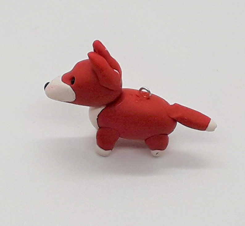 Polymer Clay Fox Charm, Handmade Fox Charm, Fox Charm With Lobster ...