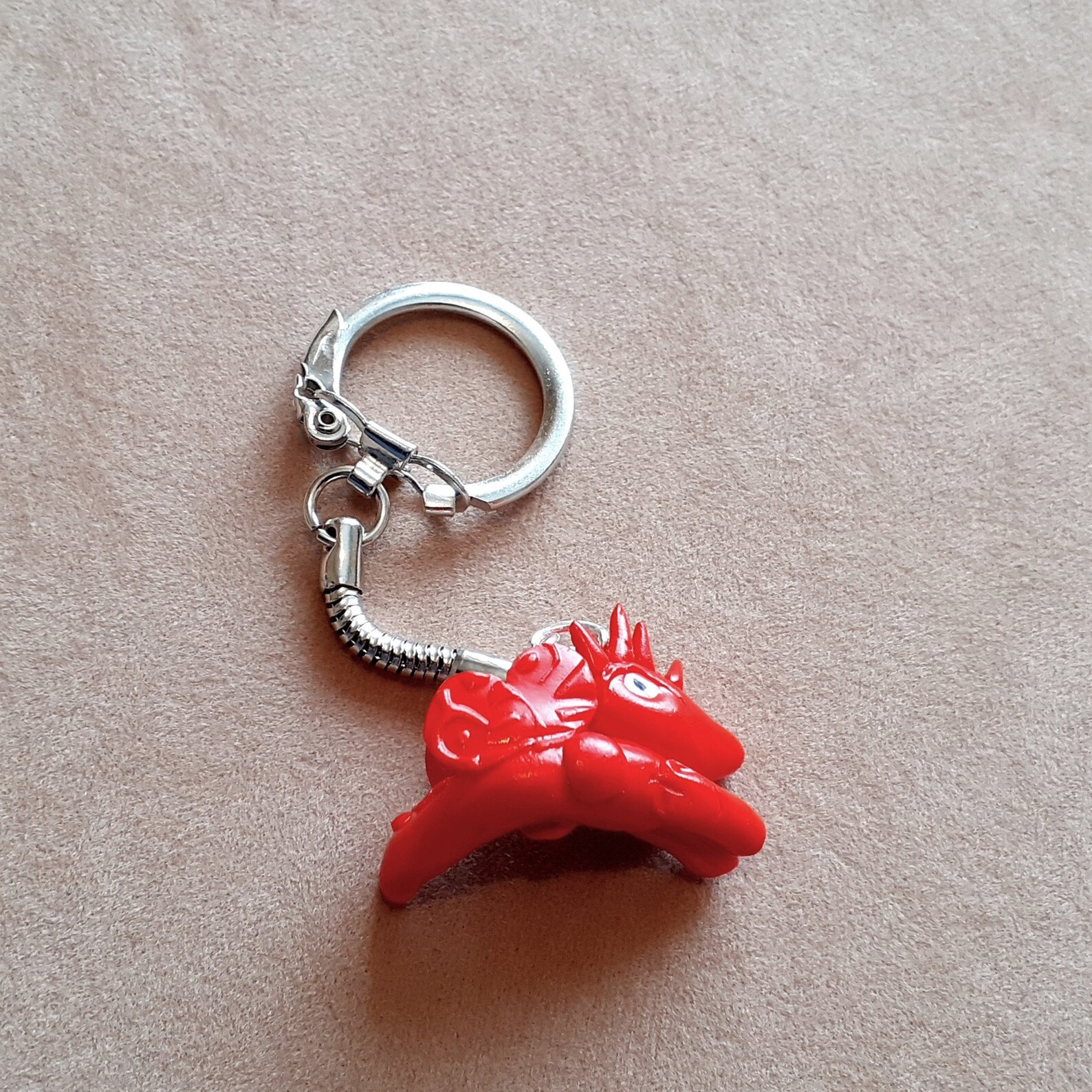 Dragon Key Ring, Welsh Red Dragon Charm, Keychain Dragon Charm - Etsy