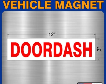 Doordash Car Sign - Etsy