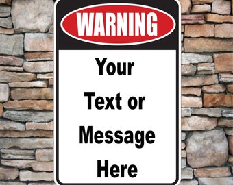 Warning Sign | Etsy