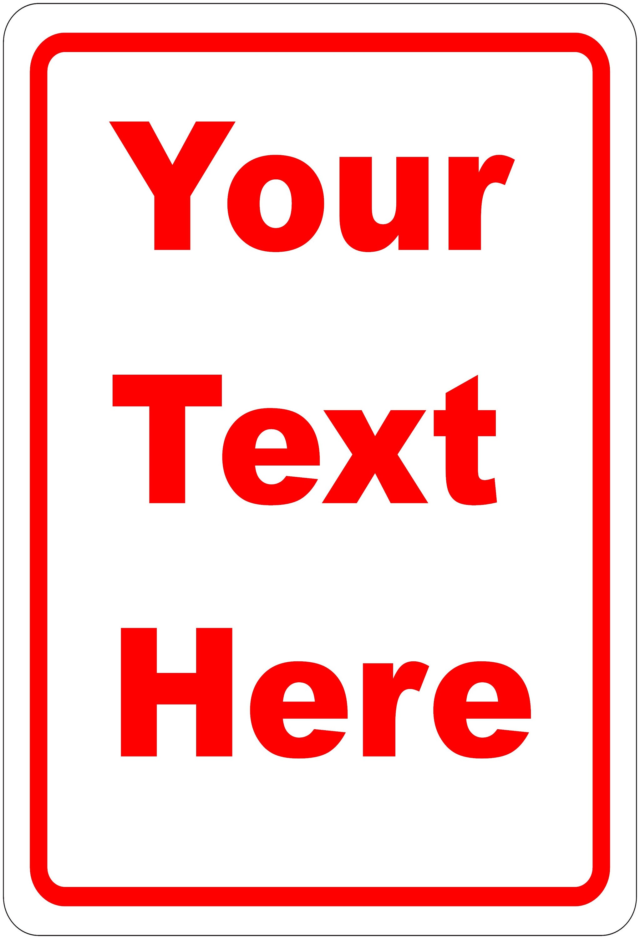 New Custom Sign With Your Text Personalized Aluminum Indoor / - Etsy