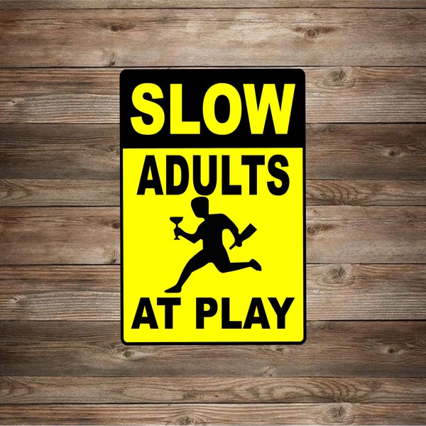 Caution Adults at Play - Etsy