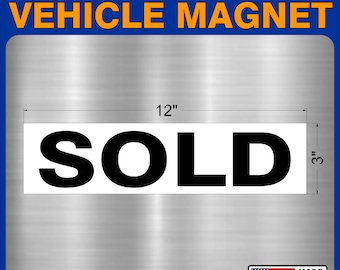 Car Sold Sign - Etsy